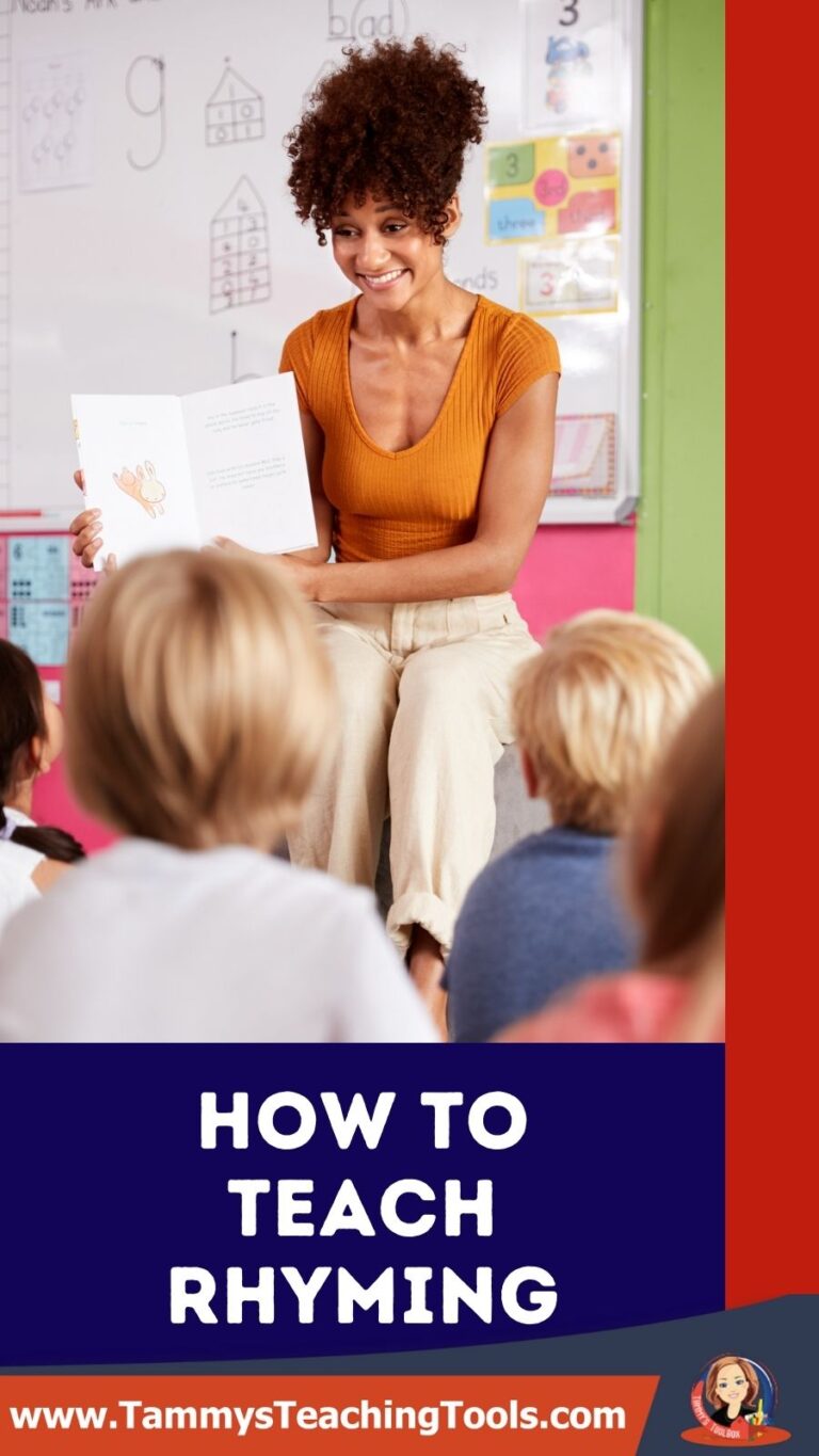 How to Teach Rhyming to Struggling Students – Tammys Teaching Tools ...