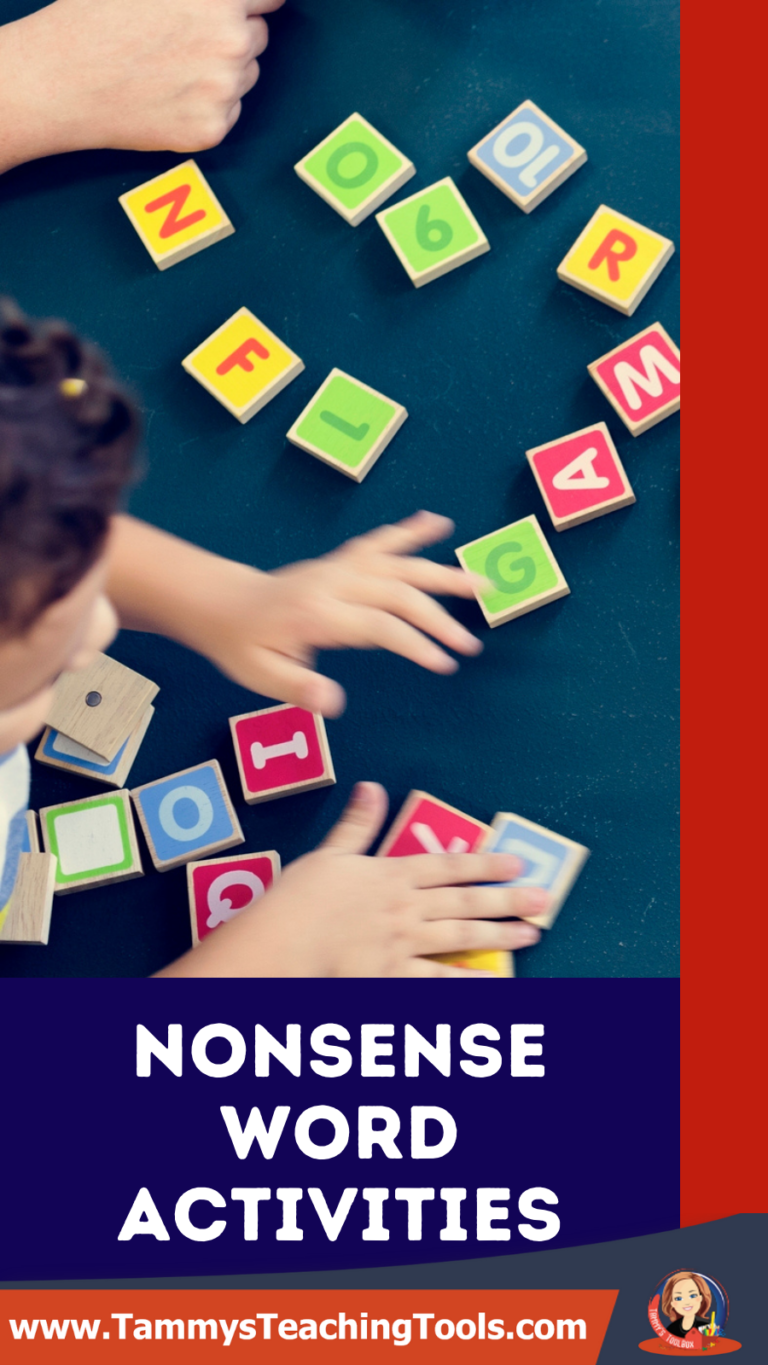Using Nonsense Word Activities Effectively in the Classroom – Tammys ...