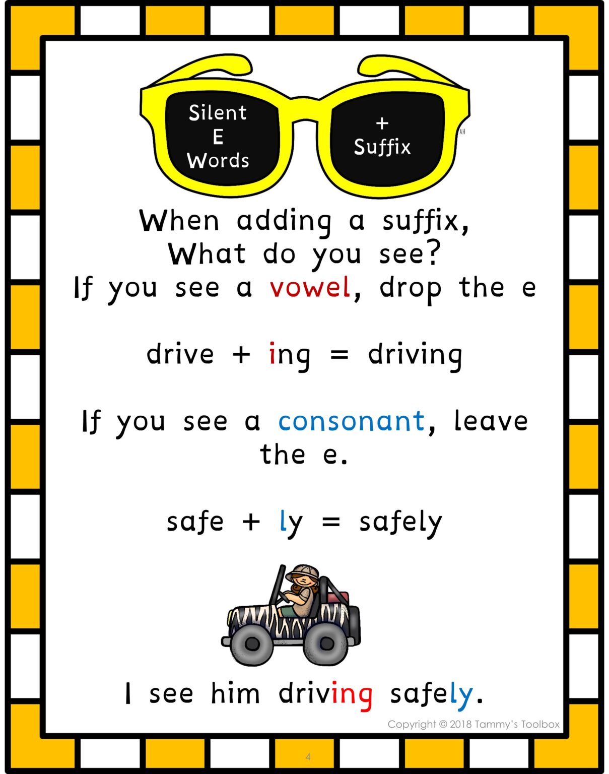 Don't Drop the e Just Yet! 7 Essential Teaching Tips – Tammys Teaching ...