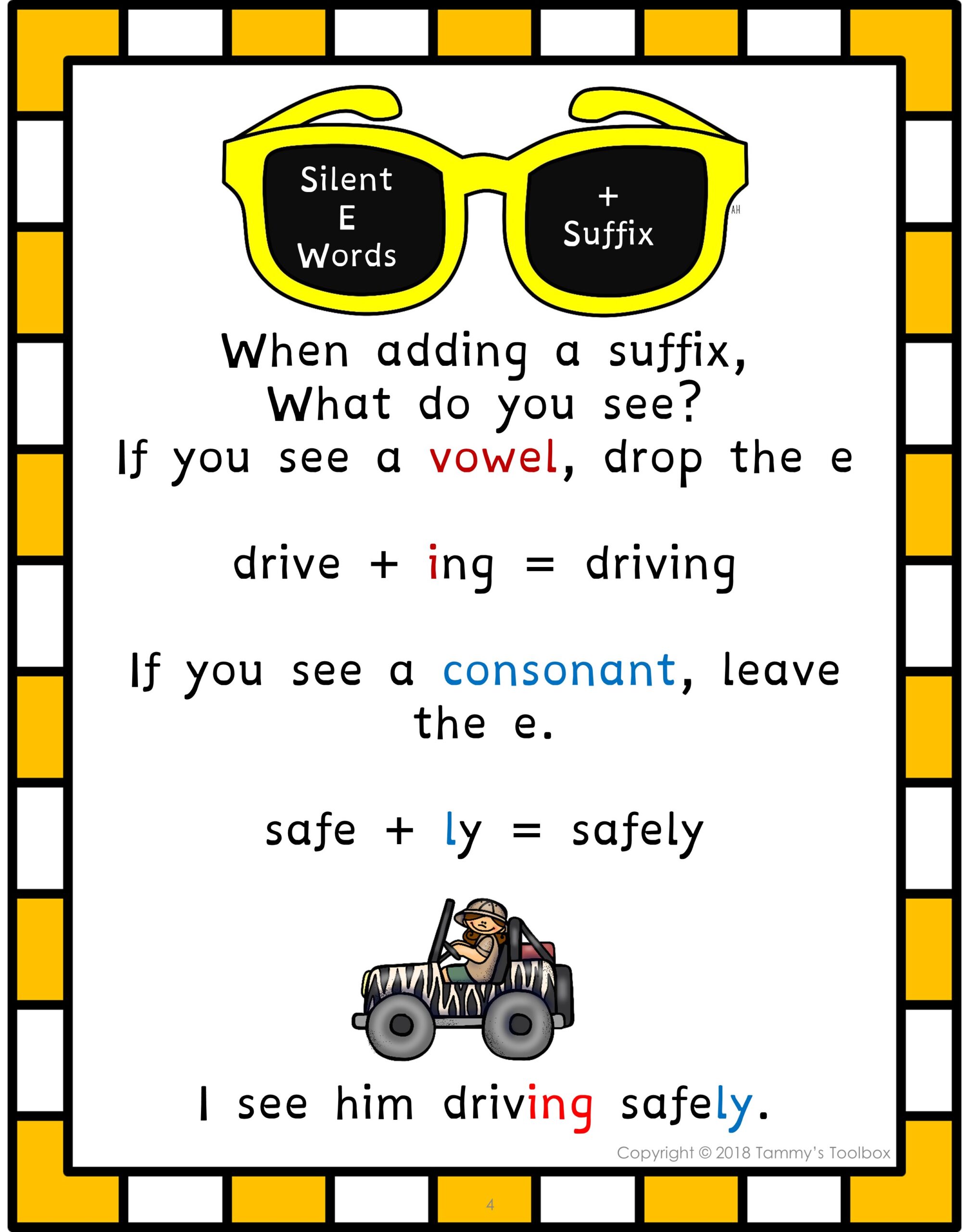 Don't Drop the e Just Yet! 7 Essential Teaching Tips – Tammys Teaching ...