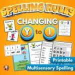 Making the Y to I Spelling Rule Fun with 3 Easy Activities – Tammys ...