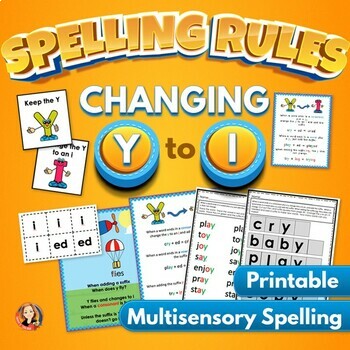 Making the Y to I Spelling Rule Fun with 3 Easy Activities – Tammys ...